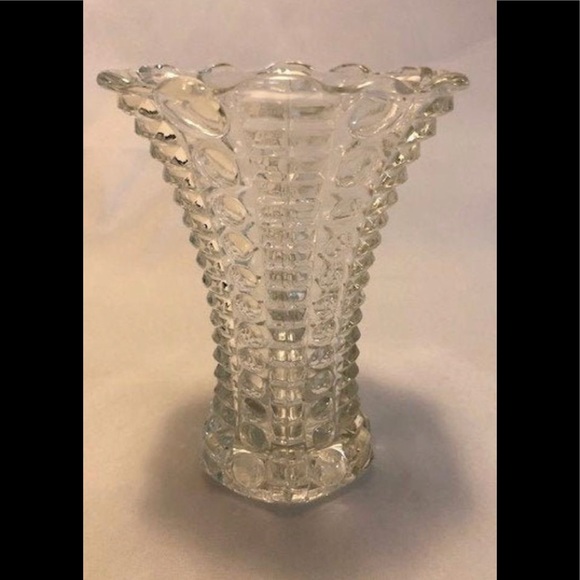 Indiana Glass | Other | Vtg Indiana Glass Mayflower Pattern Hobnail ...